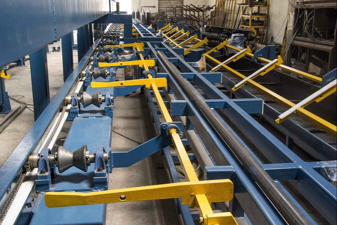 Conveyors for bar bending & bundling area - J S Rolling Mill Industries